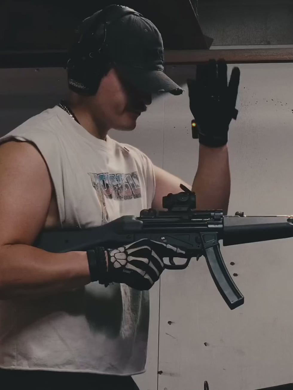 TACLAB Reaper Skeleton Tactical Shooting Gloves Multipacks - Thin and