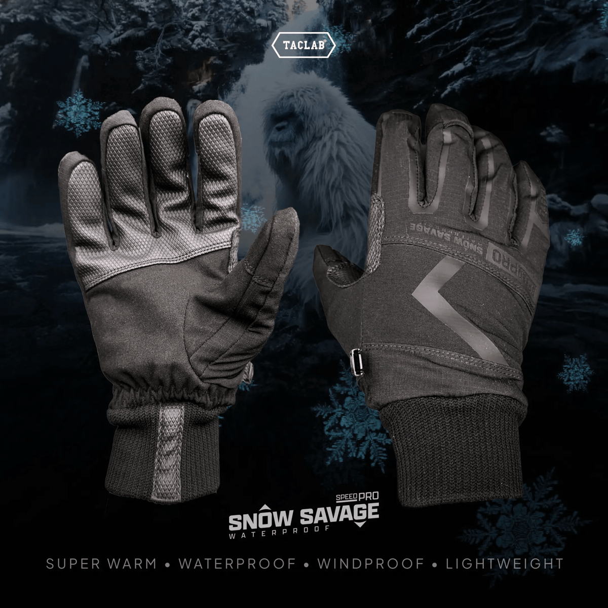 Winter Gloves Snow Savage Cold Weather Waterproof Insulated Tactical ...